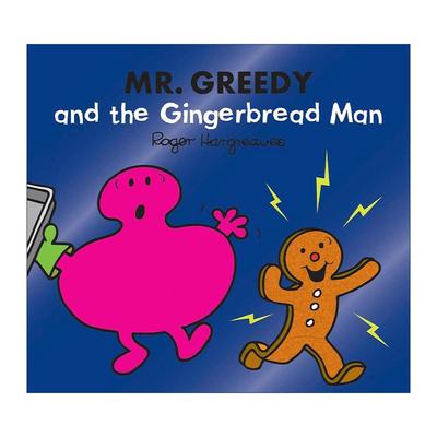 英文原版 Mr. Greedy and the Gingerbread Man 奇先生妙小姐童话系列绘本 贪心先生和姜饼人 英文版 进口英语原版书籍