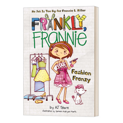 英文原版 Frankly  Frannie Fashion Frenzy 坦率点 弗兰妮6 英文版 进口英语原版书籍