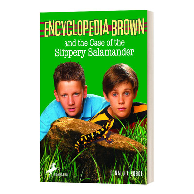 英文原版 Encyclopedia Brown and the Case of the Slippery Salamander 百科全书小布朗 滑蝾螈的案例 英文版 进口英语原版书籍