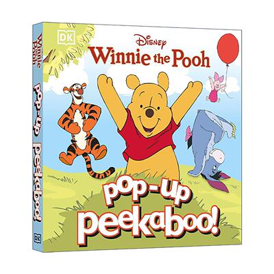 英文原版 Pop-Up Peekaboo Disney Winnie the Pooh 躲猫猫立体纸板书 迪士尼小熊维尼 DK儿童启蒙认知趣味绘本 进口英语原版书籍