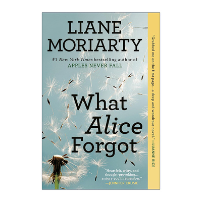 英文原版 What Alice Forgot 失忆的爱丽丝 大小谎言作者莱安·莫里亚蒂 英文版 进口英语原版书籍