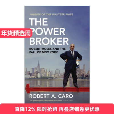 The Power Broker 成为官僚 罗伯特·A·卡洛 普利策奖小说进口原版英文书籍