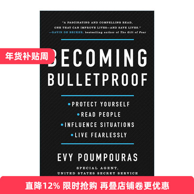 英文原版 Becoming Bulletproof 刀枪不入 提升心理素质面对各种挑战 精装 前特勤局特工Evy Poumpouras 英文版 进口英语原版书籍