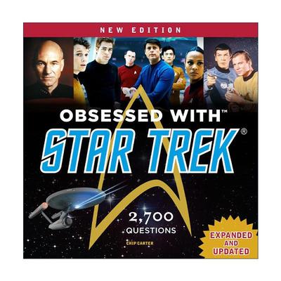 英文原版 Obsessed With Star Trek 星际迷航 骨灰粉丝趣味问答书 2500道问题与答案 英文版 进口英语原版书籍
