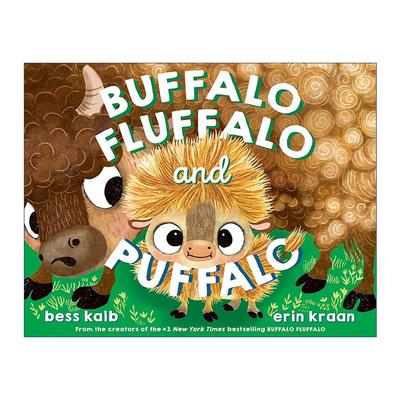 英文原版 Buffalo Fluffalo and Puffalo 水牛绒牛弗拉法罗和帕法罗 儿童精装绘本 价值观培养 英文版 进口英语原版书籍
