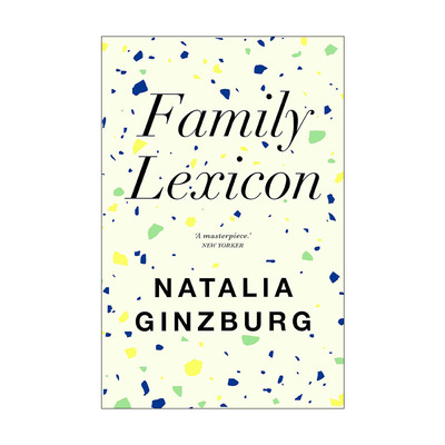 英文原版 Family Lexicon 家庭絮语 意大利文学大师娜塔利娅·金兹伯格 英文版 进口英语原版书籍