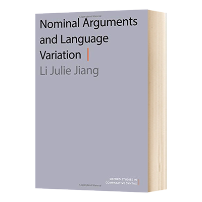 Nominal Arguments and Language Variation  标称参数与语言变异进口原版英文书籍