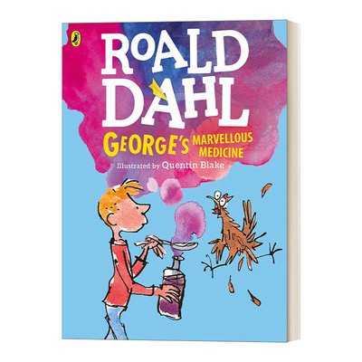 英文原版 George's Marvellous Medicine 乔治的魔法药水 罗尔德·达尔 全彩插图版 英文版 进口英语原版书籍