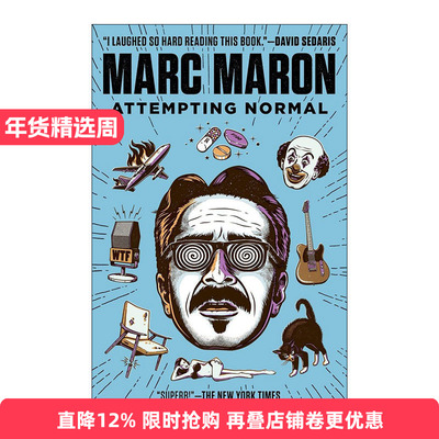 英文原版 Attempting Normal 尝试正常 脱口秀演员Marc Maron马克·马龙自传 英文版 进口英语原版书籍
