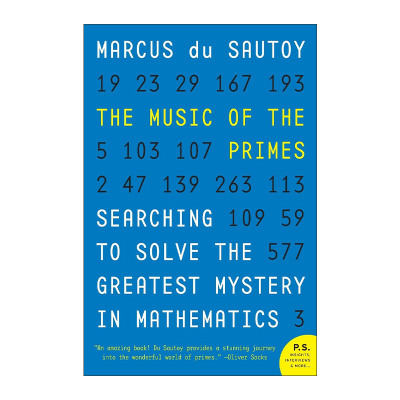 英文原版 The Music of the Primes 悠扬的素数 二百年数学绝唱黎曼假设 牛津大学数学教授Marcus du Sautoy 进口英语原版书籍