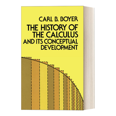 英文原版 The History of the Calculus and Its Conceptual Development 微积分概念发展史 Dover数学丛书 英文版 进口英语书籍