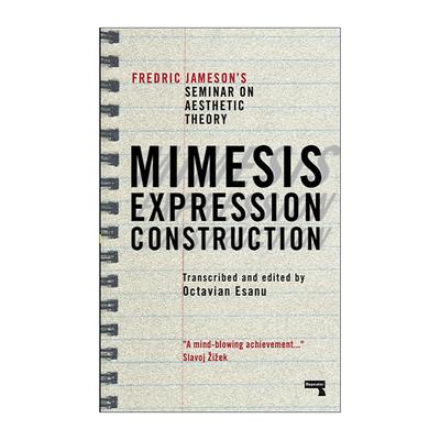 英文原版 Mimesis Expression Construction 模仿 表达 建构 弗雷德里克·詹姆逊美学理论研讨 后现代主义与文化理论作者 英文版