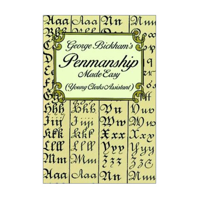 英文原版 George Bickham's Penmanship Made Easy Young Clerks Assistant 书写艺术一点通 18世纪常用字体书法指南 进口英语书籍