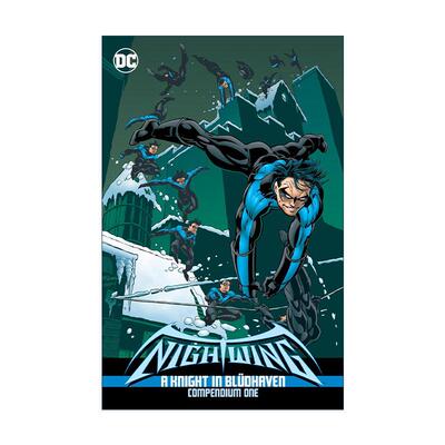 英文原版 Nightwing A Knight in Bludhaven Compendium Book One 夜翼 布鲁德海文的骑士 卷一 DC漫画 Chuck Dixon 英文版