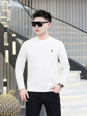 VMEN威曼秋季圆领长袖修身卫衣男