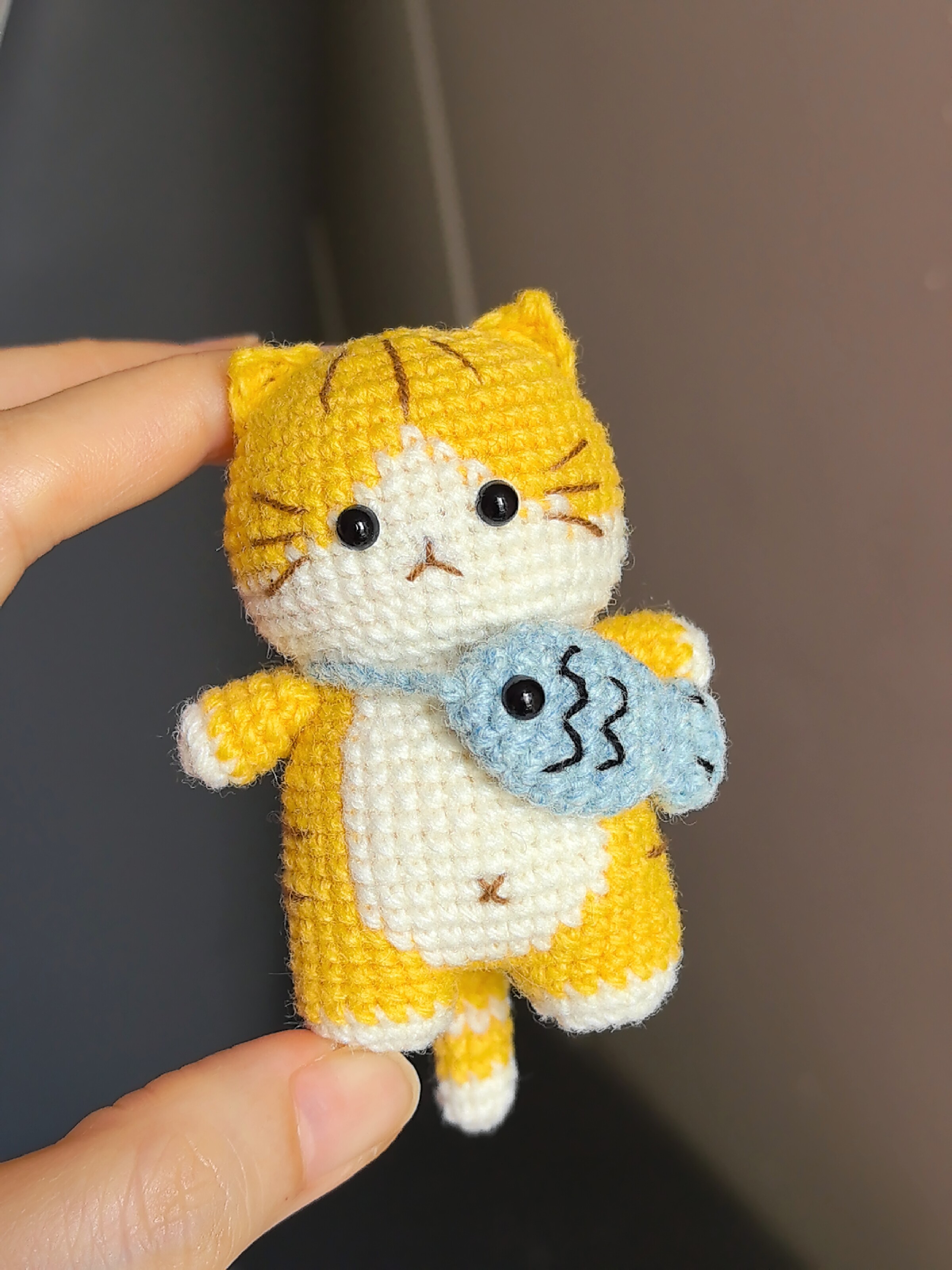 创意玩偶成品小猫咪羊毛线手工挂件卡通动物书包钥匙扣礼物成品