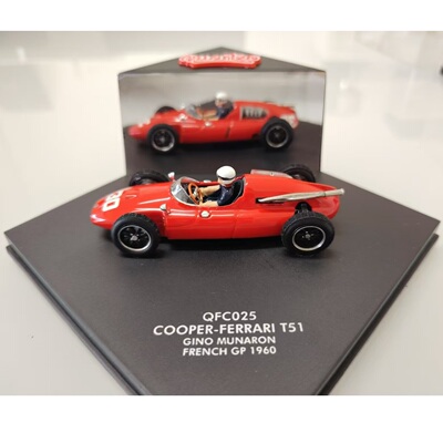 Quartzo 1/43 Cooper 车队 法拉利 T51 F1 赛车 1959 总冠军