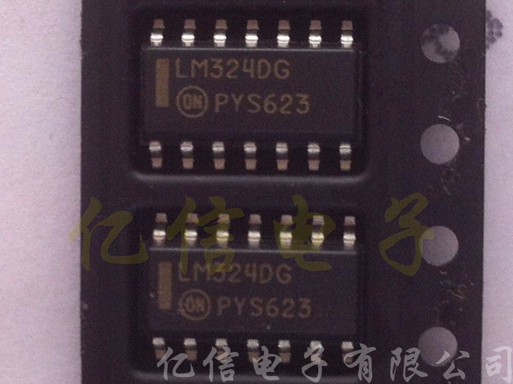 四路运算放大器 LM324DG低电源电流消耗 SOP14 BOM配套_虎窝淘