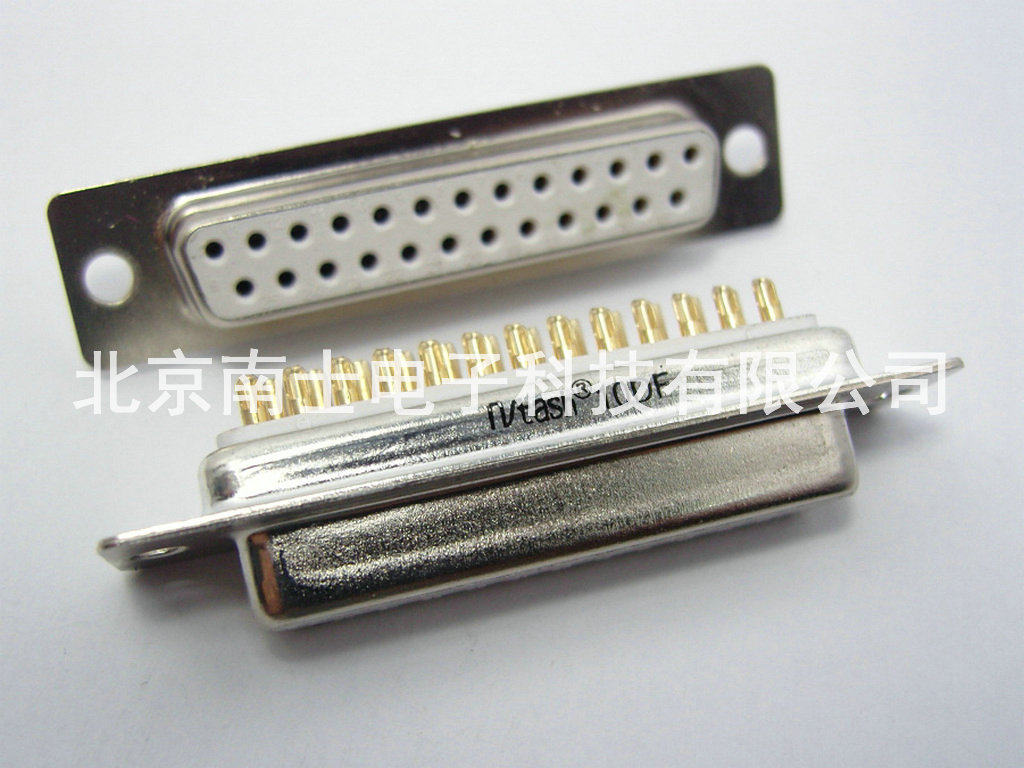 精工南士 DB25母头 DB25孔 镀金并口RS232 COM口接头 传统 焊线式