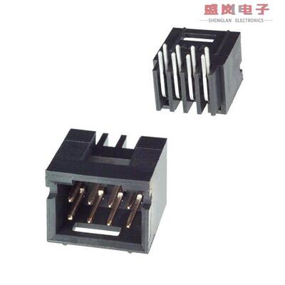 原装正品5-103166-2[CONN HEADER R/A 8POS 2.54MM]