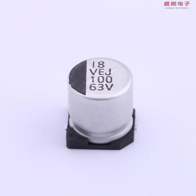 原装正品VEJ101M1JTR-1010[贴片铝电解电容 20% - 63V