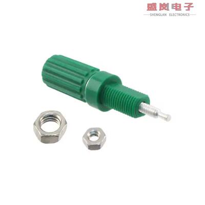 原装正品111-0104-001[CONN BIND POST KNURLED GREEN]