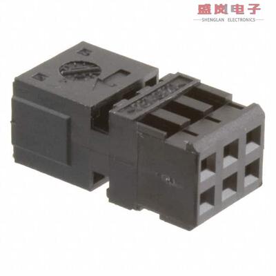 原装正品185311-1[CONN RCPT HSNG 6POS .100 BLACK]
