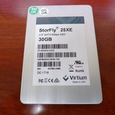议价Virtium固态硬盘25XE30GB25XE30GBSSF25XE30GBSStorFly25XE