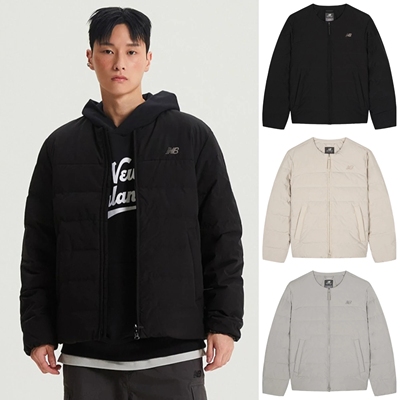 贱卖！正品NEW BALANCE韩国25男款U领轻量鸭绒羽绒服NBNPF41913