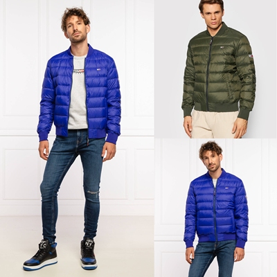 亏清！正品TOMMY HIFIGER汤米男棒球领90鸭绒保暖羽绒服外套