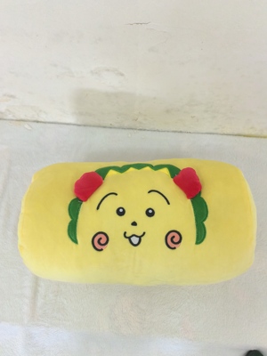 日单卡通正品樱桃小丸子cojicoji可爱卡通周边暖手捂可当午睡枕