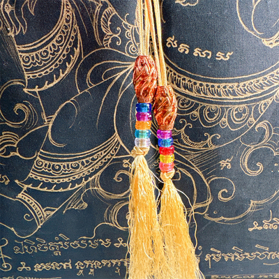 南传佛缘 泰国佛牌  阿赞巴素 七女抱柱 符管 塔固 吊坠 泰国特色