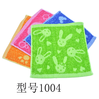 卡通小方巾提花小毛巾