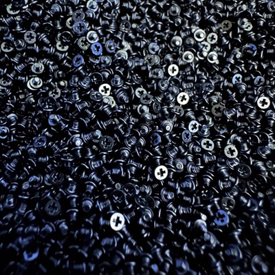 苹果笔记本键盘黑色螺丝100粒A1370A1369A1465A1502A1398A1425