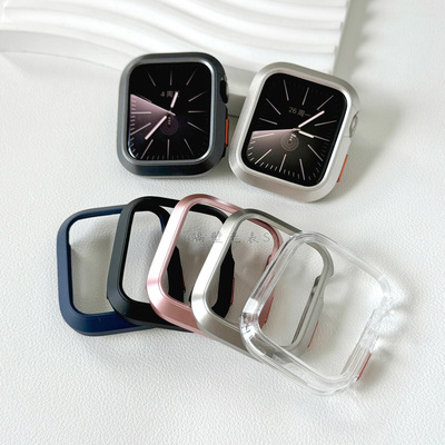 适用iwatch保护壳防摔PC电镀铠甲