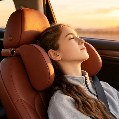 跨境Car headrest儿童成人汽车头枕护颈枕车用座椅靠枕通用车型
