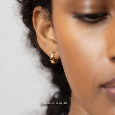 简约s925纯银男女都可戴耳圈