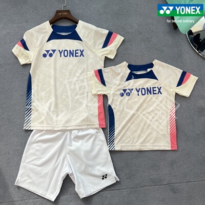 26新款YONEX尤尼克斯青少年羽毛球服儿童运动短袖速干3100626BCR