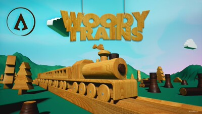 UE4 虚幻4 HG: Woody Trains 4.15 - 4.23 木制玩具火车和铁轨