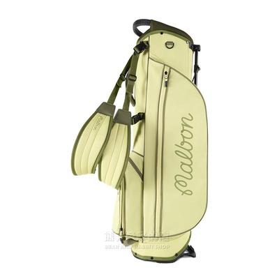 malbon HAYDEN GOLF BAG 女士简约黄色高尔夫球包袋交叉背带轻便