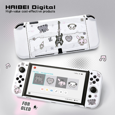 亚比风适用任天堂Switch保护套Oled游戏机配件分体防摔硬壳ns卡通switcholed保护壳手柄套Switch2超薄便携