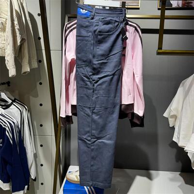 阿迪达斯宽松滑板男运动长裤