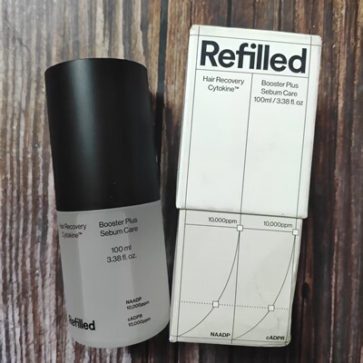 韩国Refilled头皮精华营养剂强韧发质清爽改善发质滋润100ml