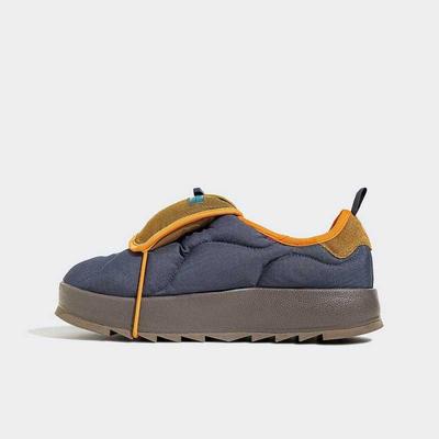 三叶草男女鞋保暖一脚蹬休闲鞋