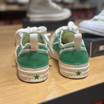 匡威Converse情侣春夏低帮经典清新绿休闲透气运动帆布鞋A13852C