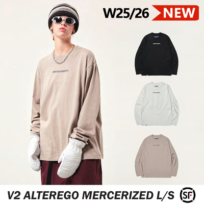 SPECIALGUEST正品W26 V2 ALTEREGO MERCERIZED L/S 休闲长袖打底