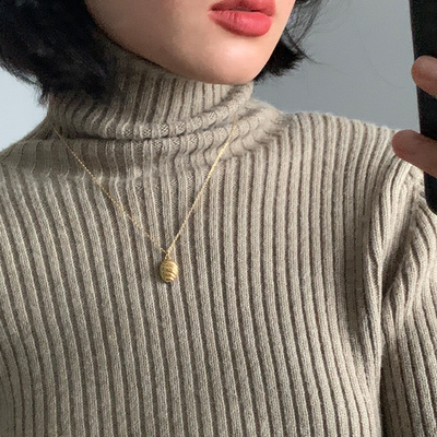 小众设计感颈链锁骨链短头花