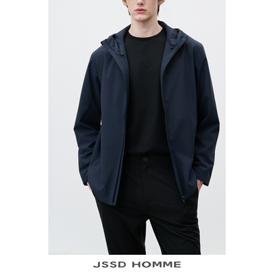 JSSDHOMME防泼水男士连帽夹克