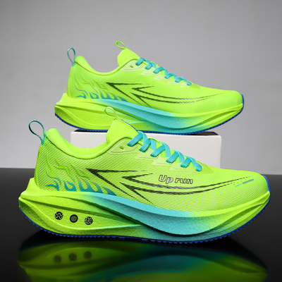 正品Uprun烈火箭跑鞋初中学生比赛训练轻便软底透气中考运动鞋男