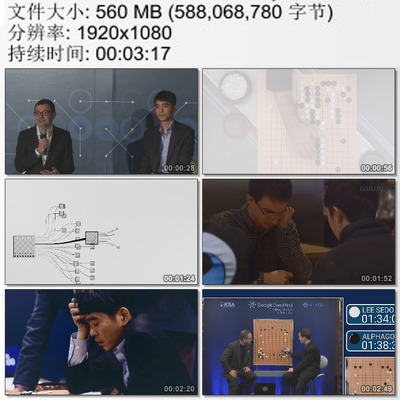 历史影像资料AlphaGo阿尔法狗战胜人类围棋冠 高清实拍视频素材